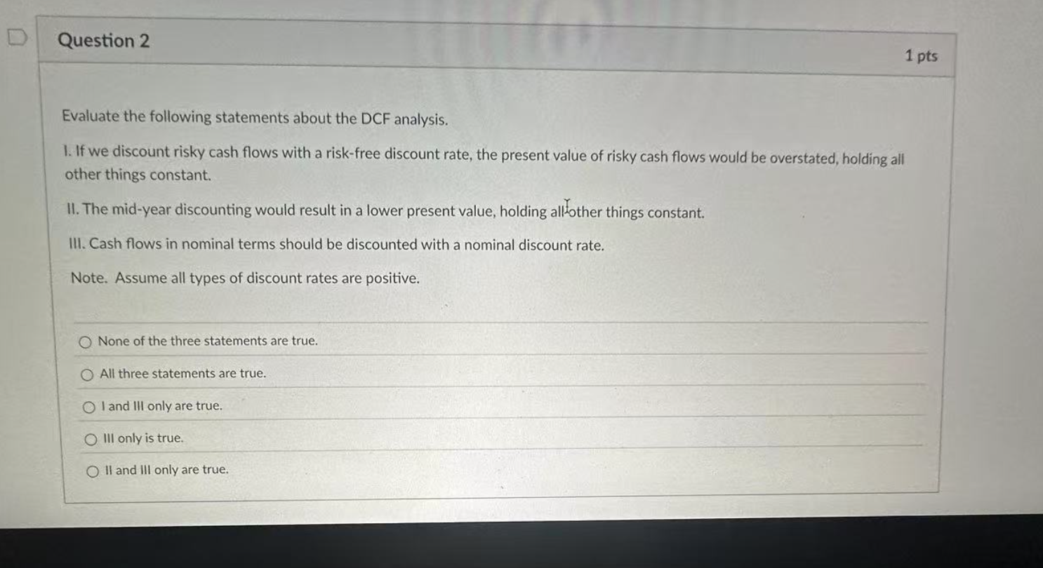 Solved Question 2Evaluate the following statements about the | Chegg.com