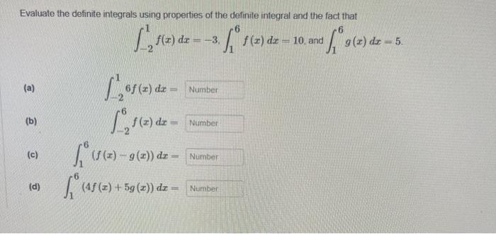 Solved Evaluate the definite integrals using properties of | Chegg.com