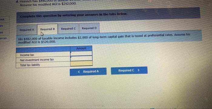 Solved Henrich is a single taxpayer. In 2022 , his taxable | Chegg.com