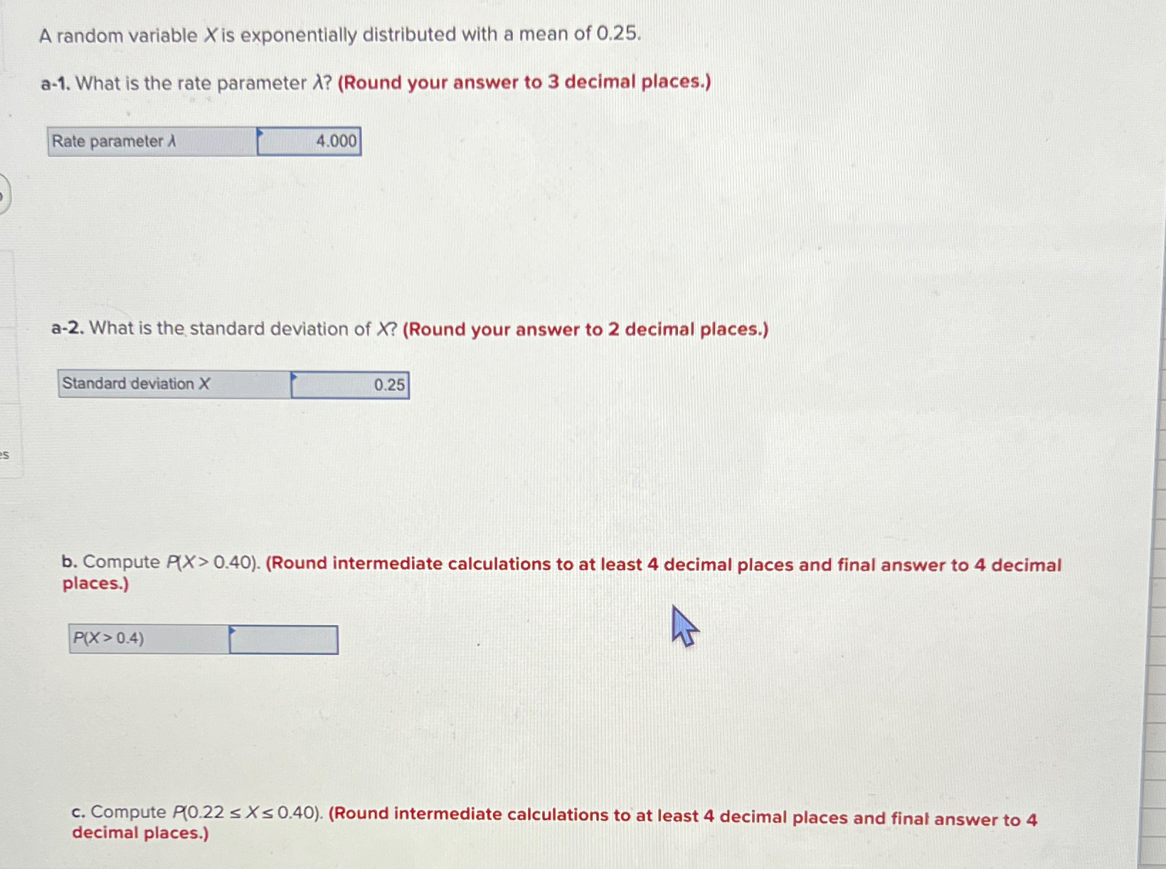 Solved A random variable x ﻿is exponentially distributed | Chegg.com