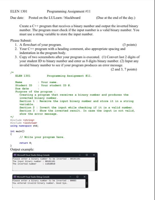 number. The program must check if the input number is | Chegg.com