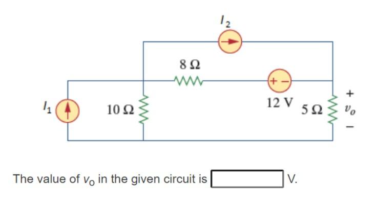 Solved Use superposition to find vo in the given circuit | Chegg.com