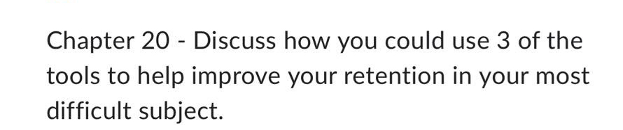 Solved Discuss how you could use 3 ﻿of the tools to help | Chegg.com