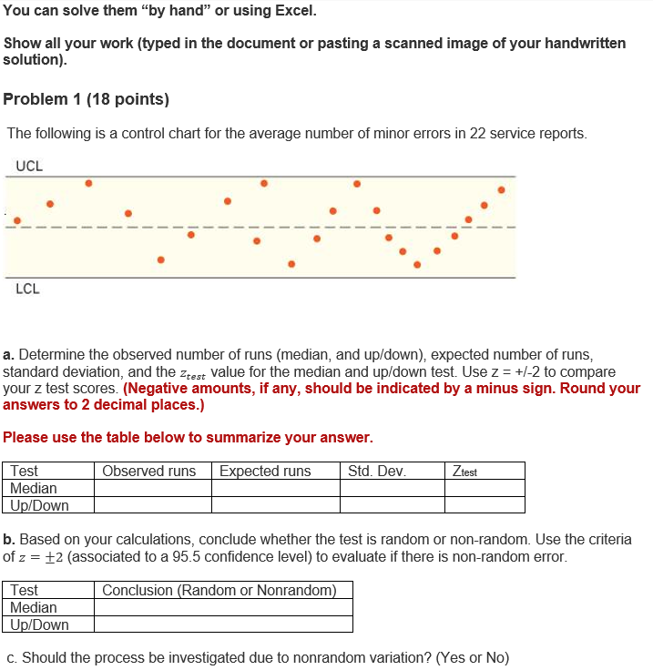 Solved You can solve them "by hand" or using Excel.Show all | Chegg.com