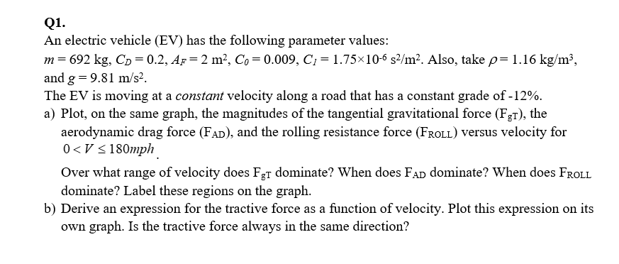 Solved please show all steps and calulations. ThanksQ1.An | Chegg.com