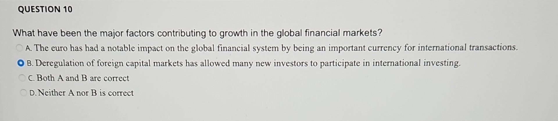 Solved What have been the major factors contributing to | Chegg.com