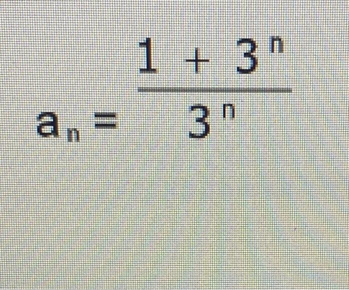 Solved Determine which of the sequences converge and which | Chegg.com