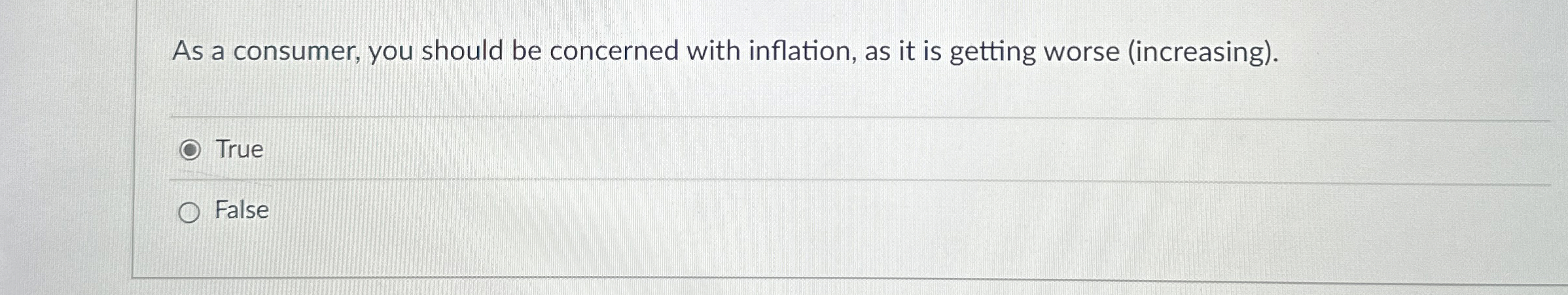 Solved As a consumer, you should be concerned with | Chegg.com