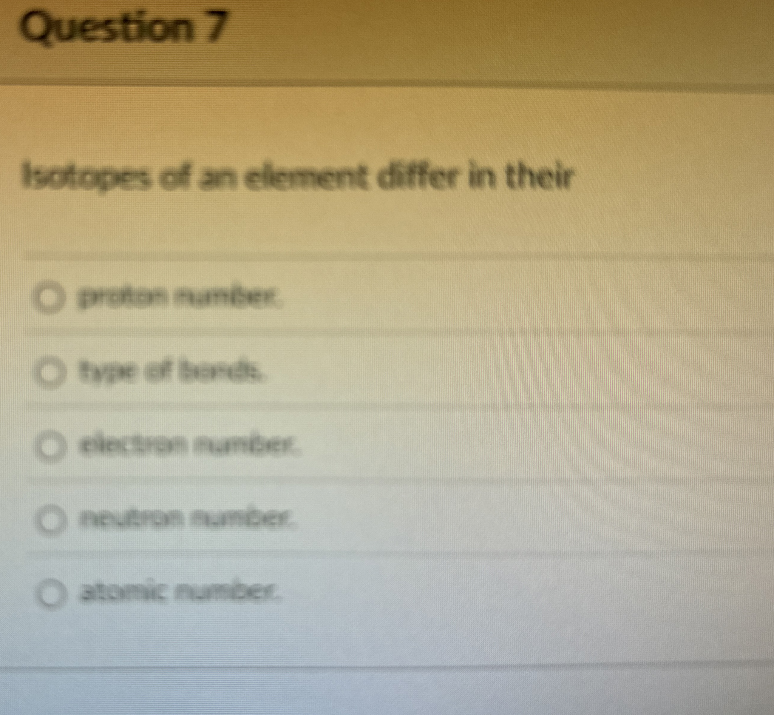 Solved lsotopes of an element differ in theirproton | Chegg.com