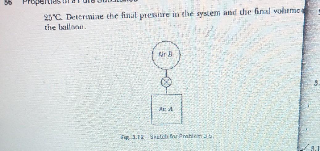 Solved A rigid vessel A is connected to a spherical elastic | Chegg.com