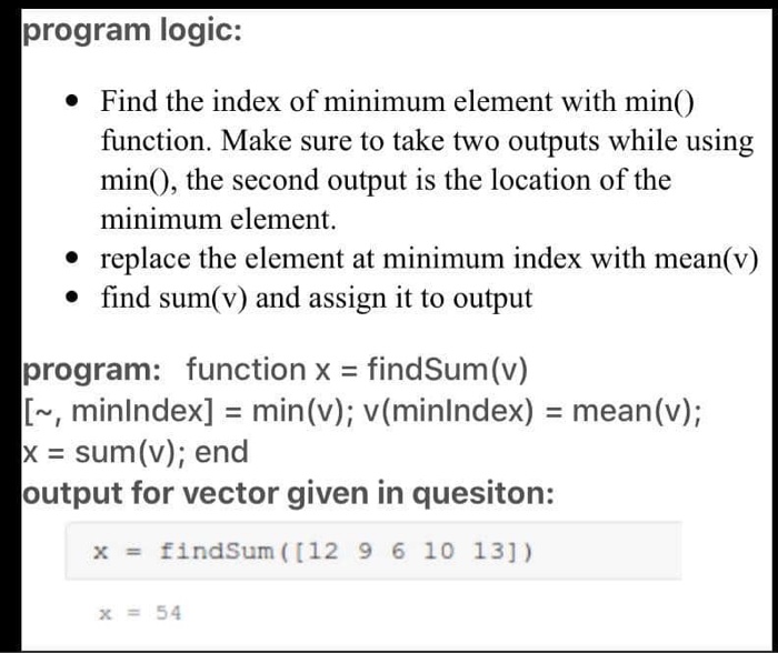 Solved Note I Need Matlab Code And It Must Be On First Chegg