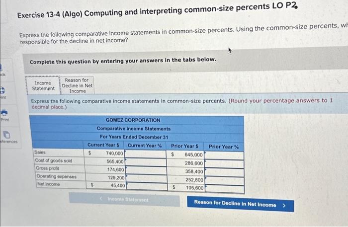 xercise 13-4 (Algo) Computing and interpreting | Chegg.com xercise 13-4 (Algo) Computing and interpreting | Chegg.com