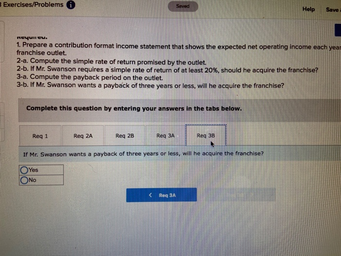 Solved Exercises/Problems Help Save & Exit Submit Check my | Chegg.com