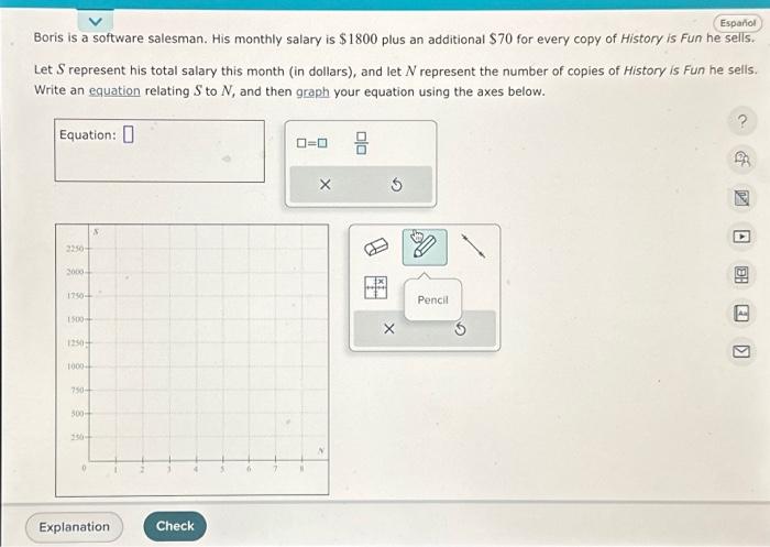 Solved Boris is a software salesman. His monthly salary is | Chegg.com