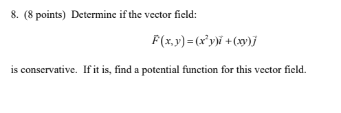 Solved Determine if the vector | Chegg.com
