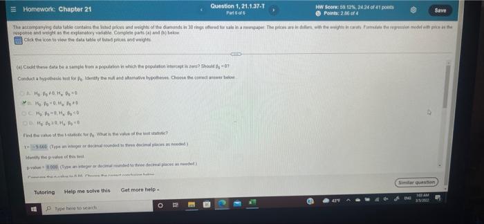 Solved ad alt Data table - X Full data set Price (5) valued | Chegg.com
