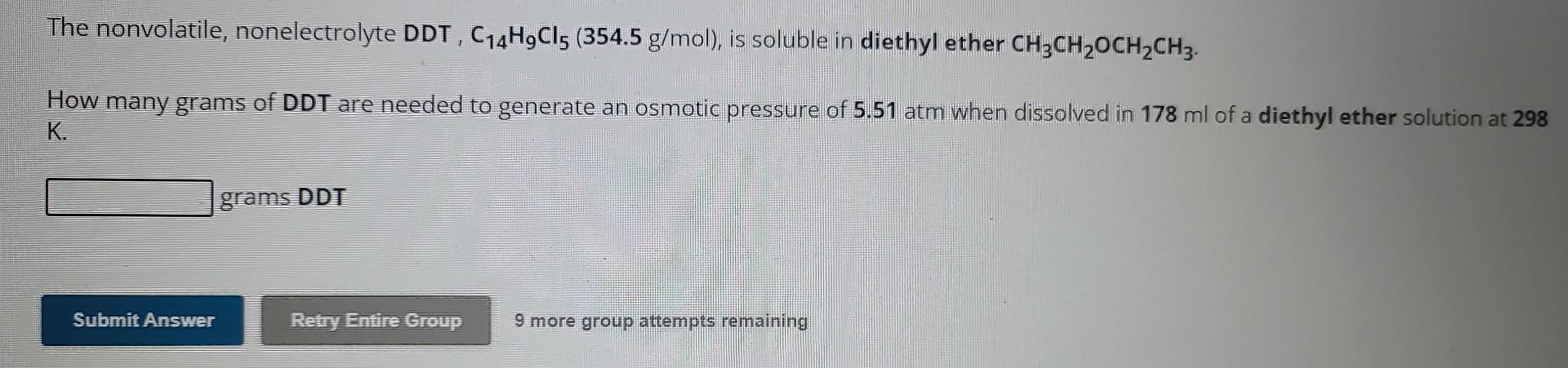 Solved The nonvolatile, nonelectrolyte glucose, | Chegg.com