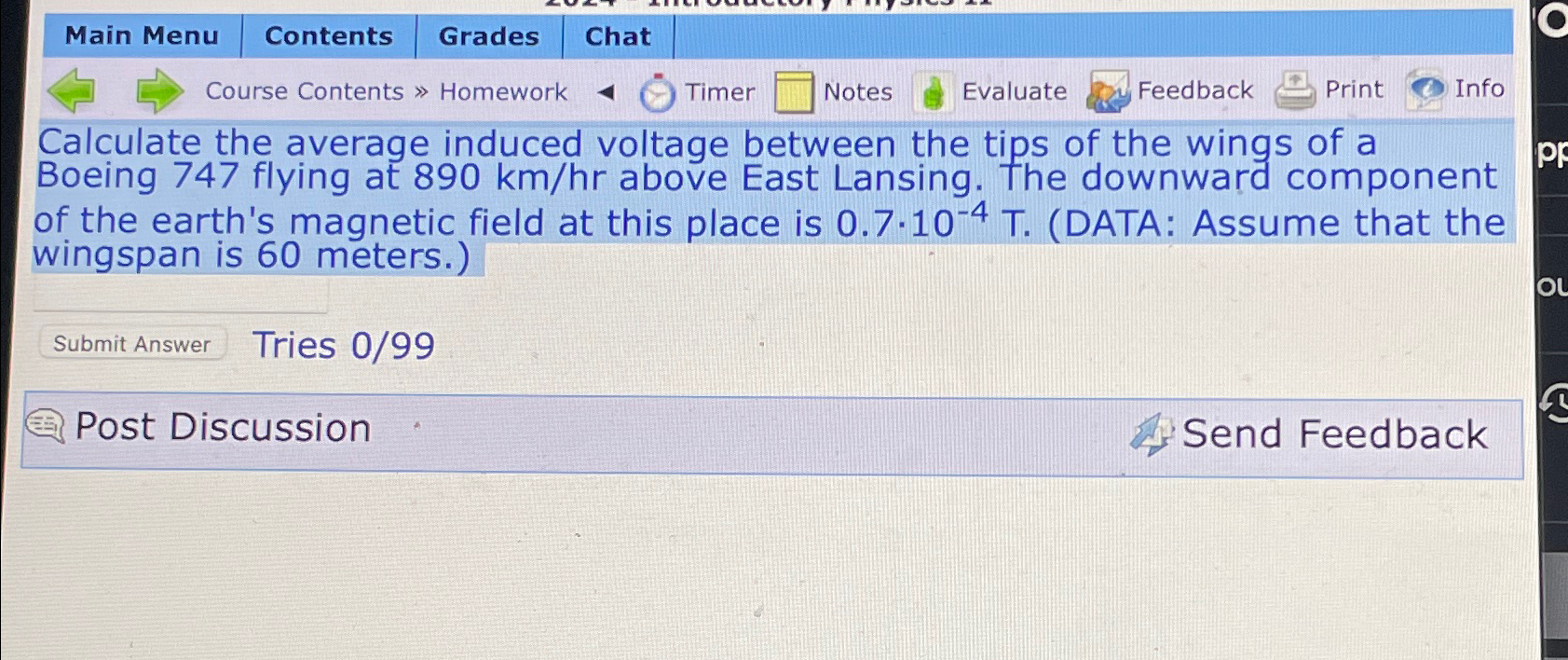 Solved Main Menu || ﻿Contents || ﻿Grades || ﻿Chat || | Chegg.com