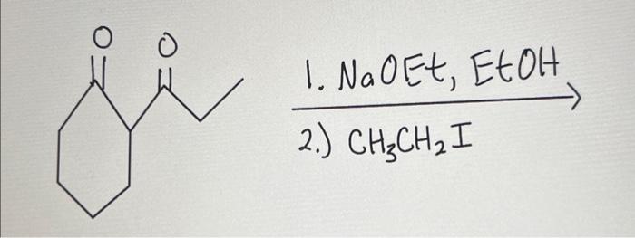 Solved 1. NaOEt,EtOH | Chegg.com