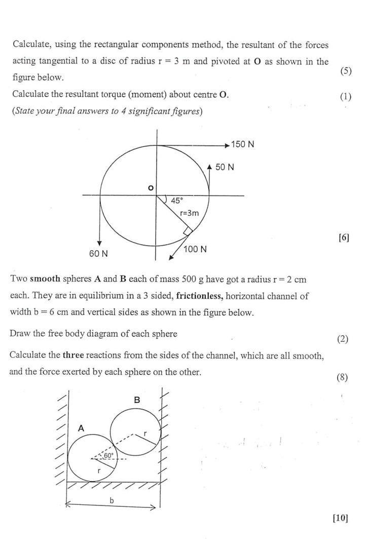 Solved Calculate, using the rectangular components method, | Chegg.com