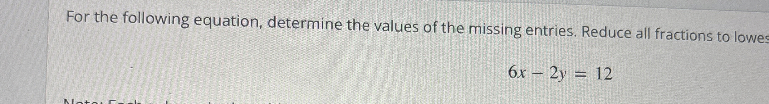 Solved For the following equation, determine the values of | Chegg.com