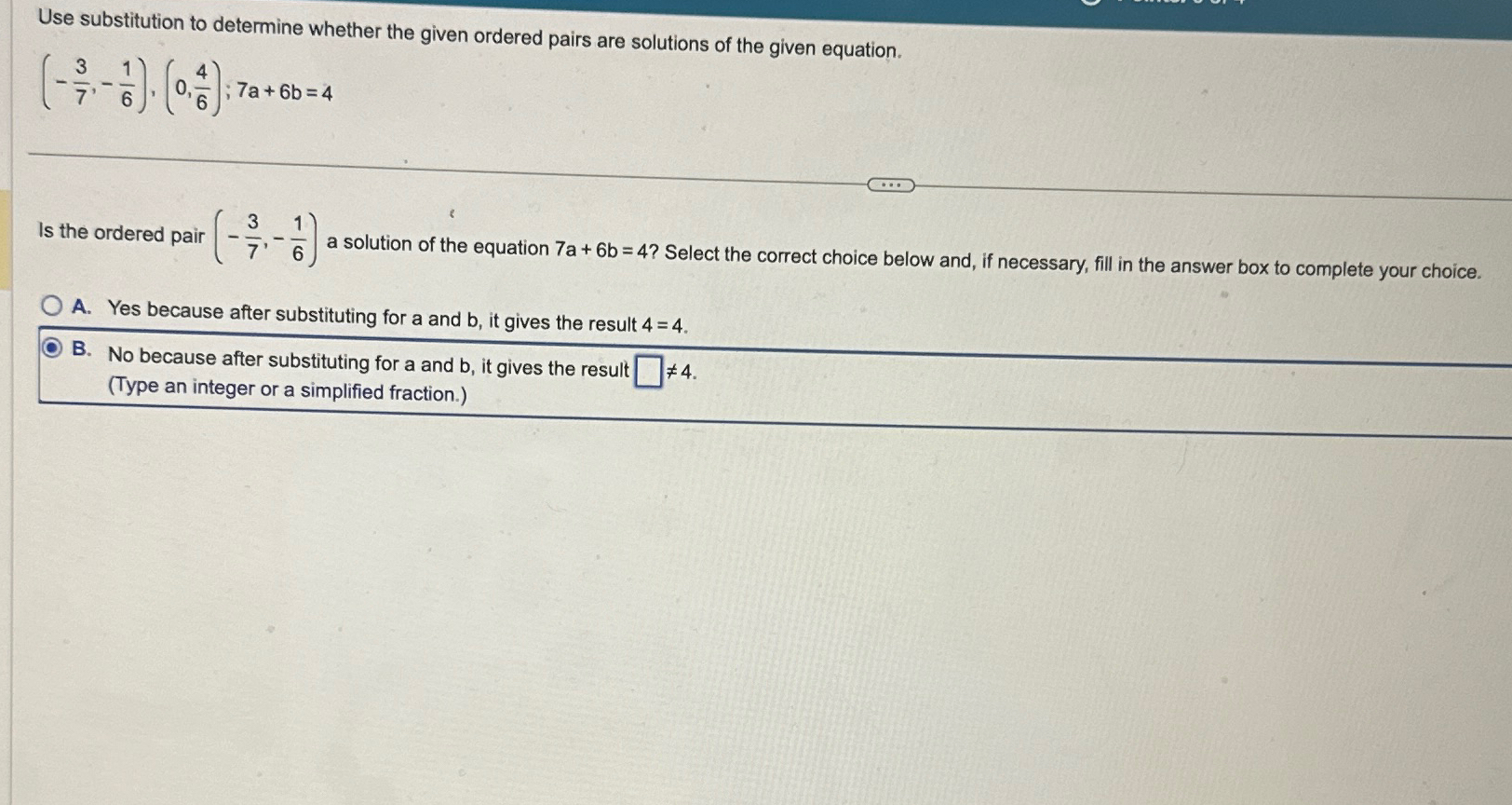 Solved Use substitution to determine whether the given | Chegg.com