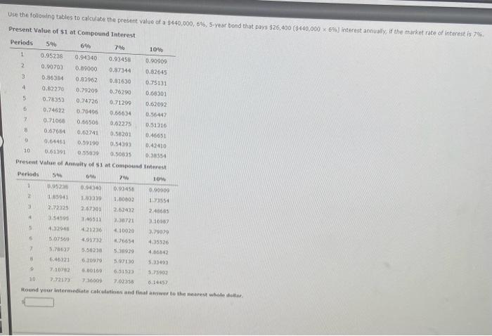 Solved Use the following tables to calculate the present | Chegg.com