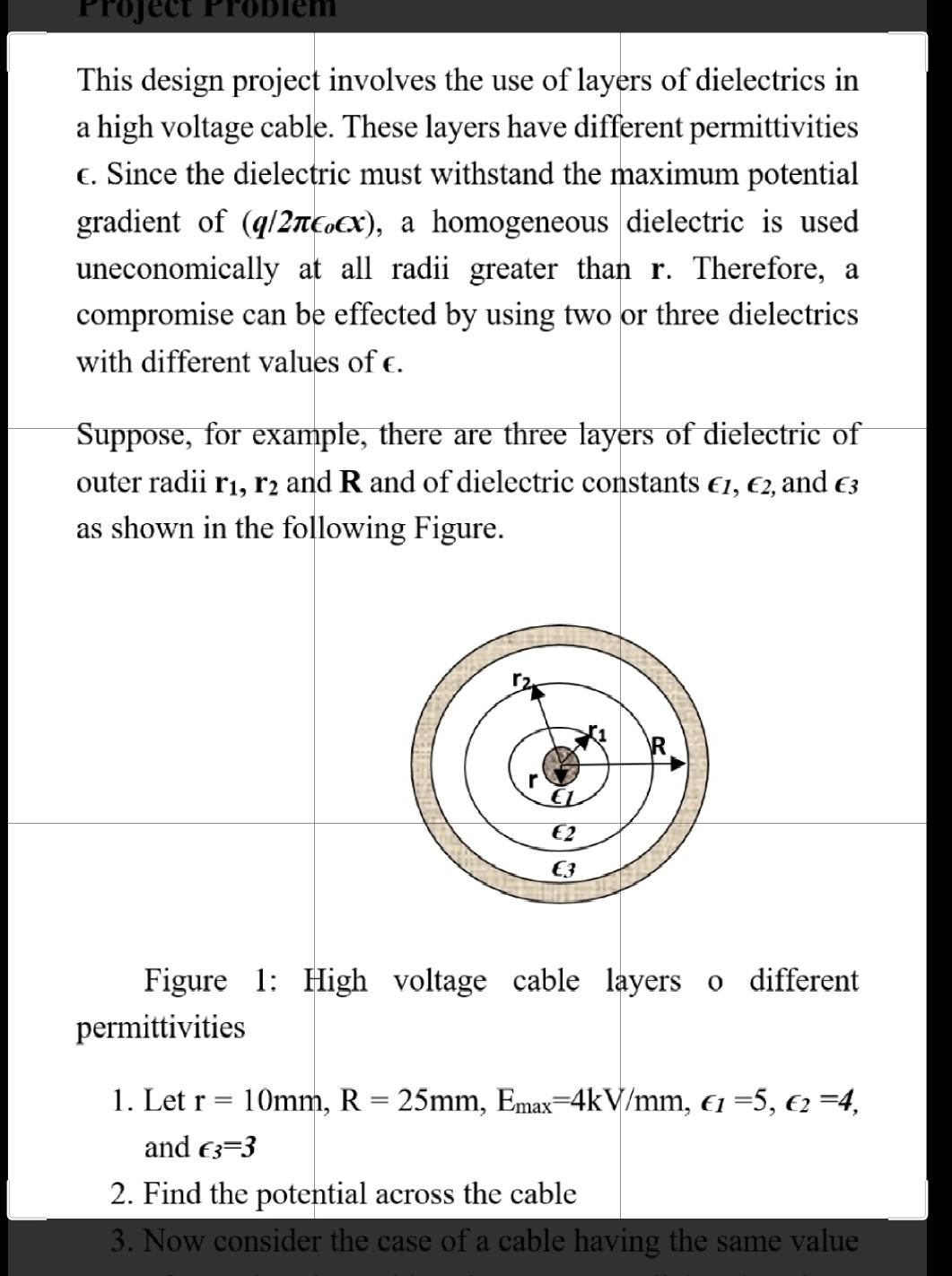 [Solved]: This design project involves the use of