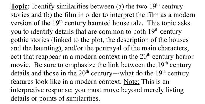 Topic: Identify similarities between (a) the two 19th | Chegg.com