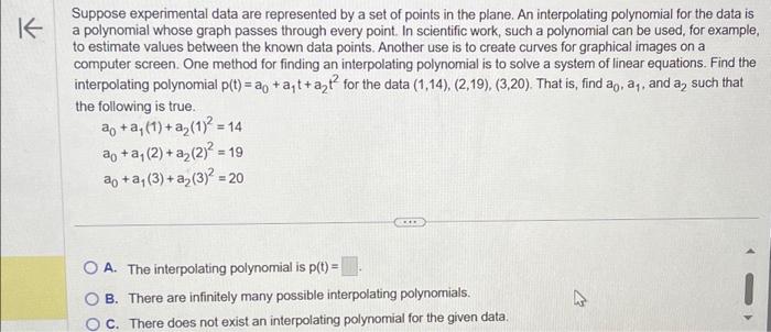 Solved Suppose experimental data are represented by a set of | Chegg.com Solved Suppose experimental data are represented by a set of | Chegg.com
