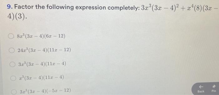 Solved 8. Consider the polynomials p(x) = 21x - 4x² and q(x) | Chegg.com