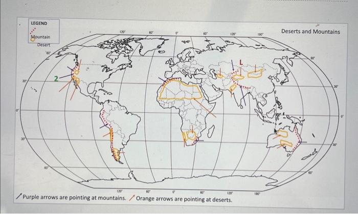 Mountain Ranges Of The World Map Labeled