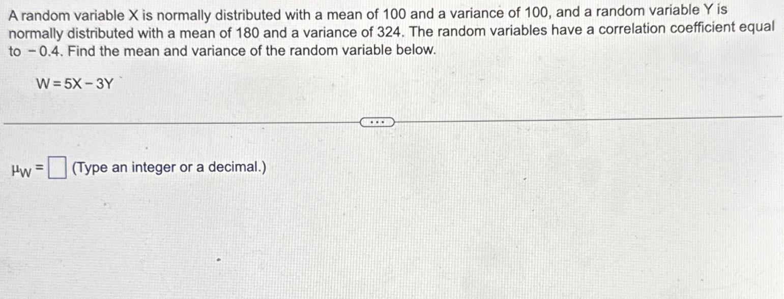 Solved A random variable x ﻿is normally distributed with a | Chegg.com