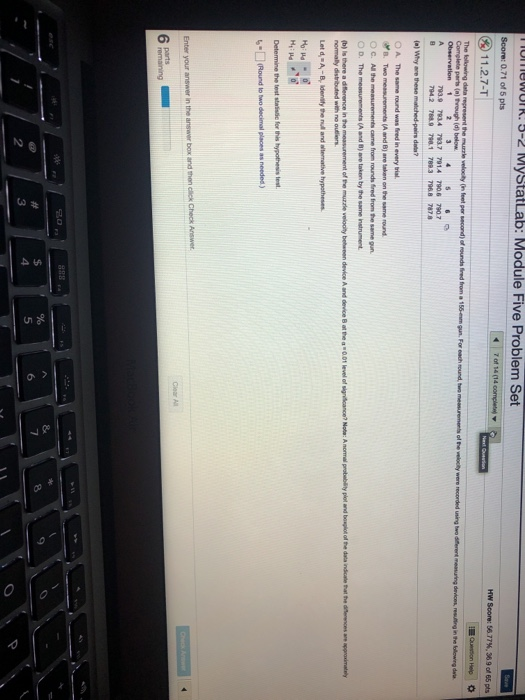Solved TIMEWUTR. 5-2 MyStatLab: Module Five Problem Set Sa | Chegg.com