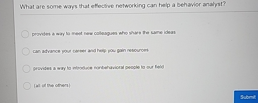 Solved What are some ways that effective networking can help | Chegg.com