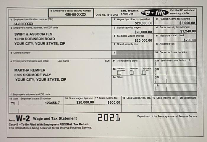 Solved Directions Using the tax software, complete the tax | Chegg.com