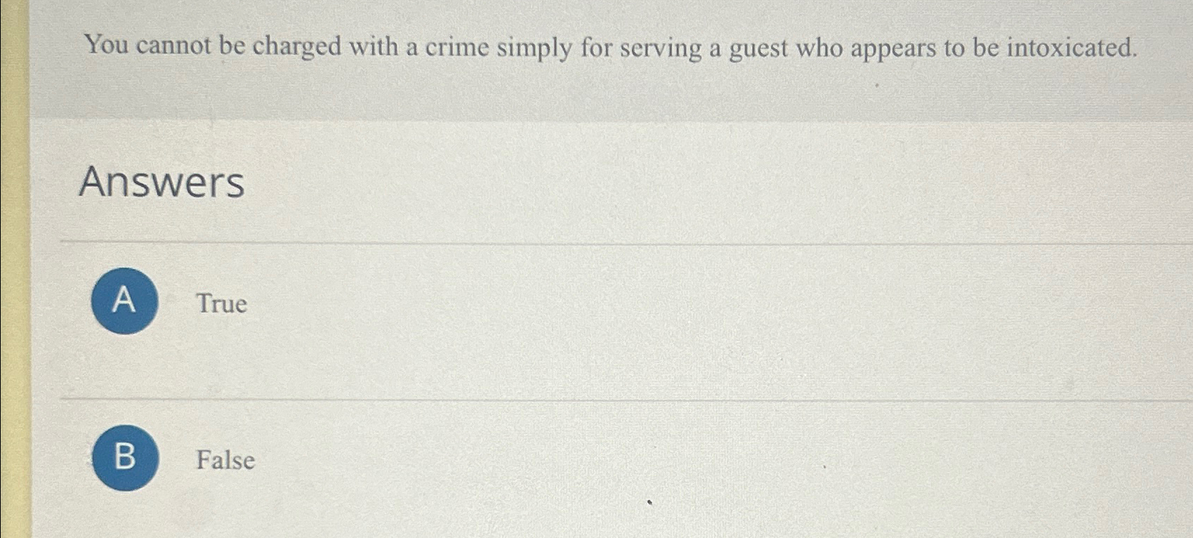 Solved You cannot be charged with a crime simply for serving | Chegg.com