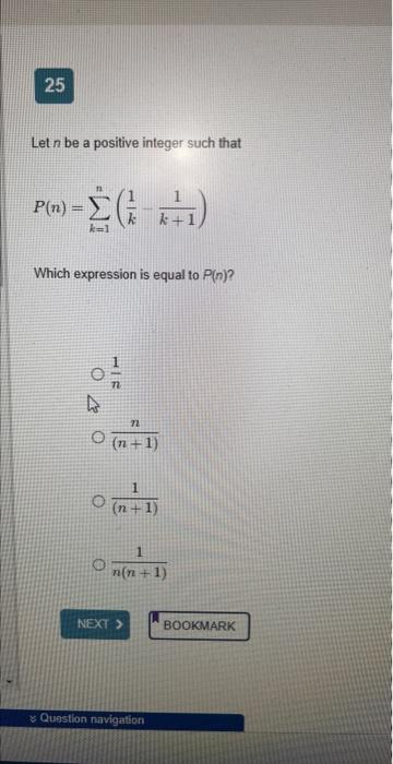 Solved Let n be a positive integer such that | Chegg.com