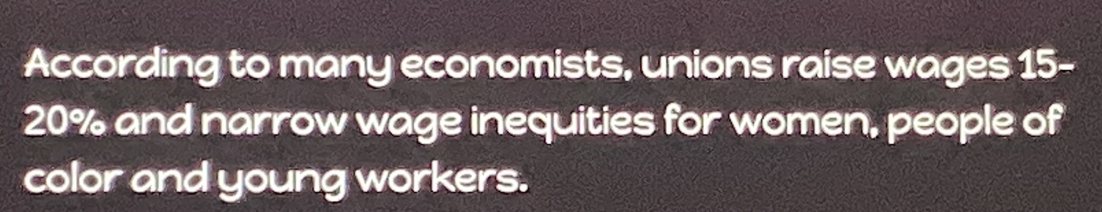 Solved According to many economists, unions raise wages | Chegg.com