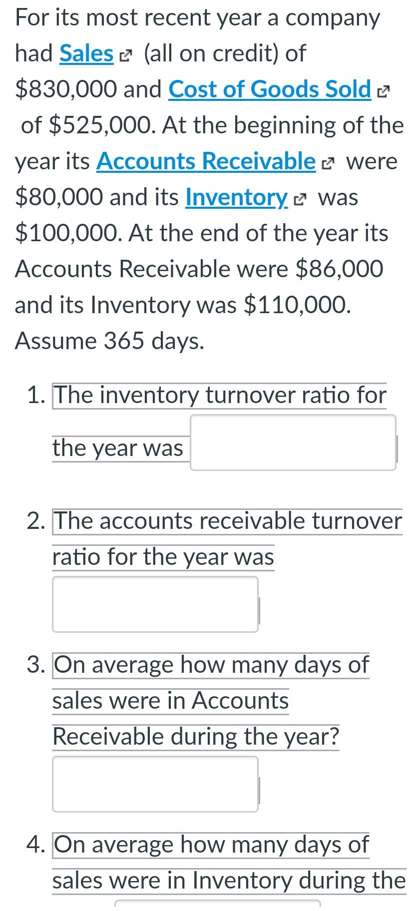 solved-for-its-most-recent-year-a-company-had-sales-e-all-chegg