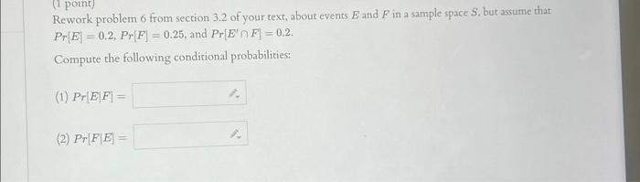 Solved Rework problem 6 from section 3.2 of your text, about | Chegg.com