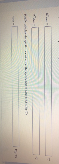 Solved Use the specific heat interactive to calculate the | Chegg.com