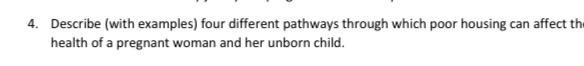 Solved 4. Describe (with examples) four different pathways | Chegg.com