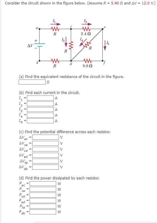 Solved Consider the circuit shown in the figure below. | Chegg.com