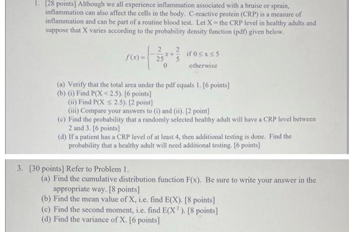 Solved 1. [28 points] Although we all experience | Chegg.com