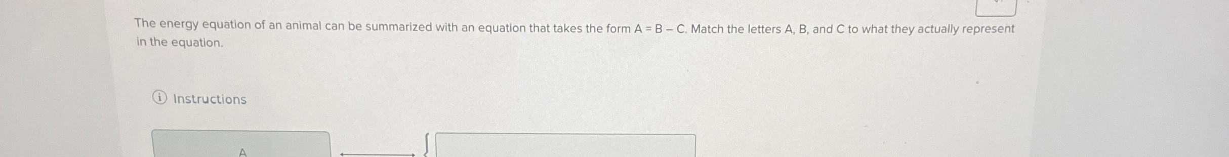 Solved The energy equation of an animal can be summarized | Chegg.com