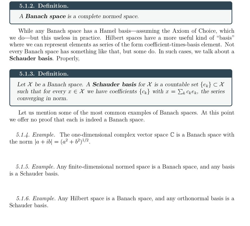 Solved Show that the canonical basis is not a Schauder basis | Chegg.com