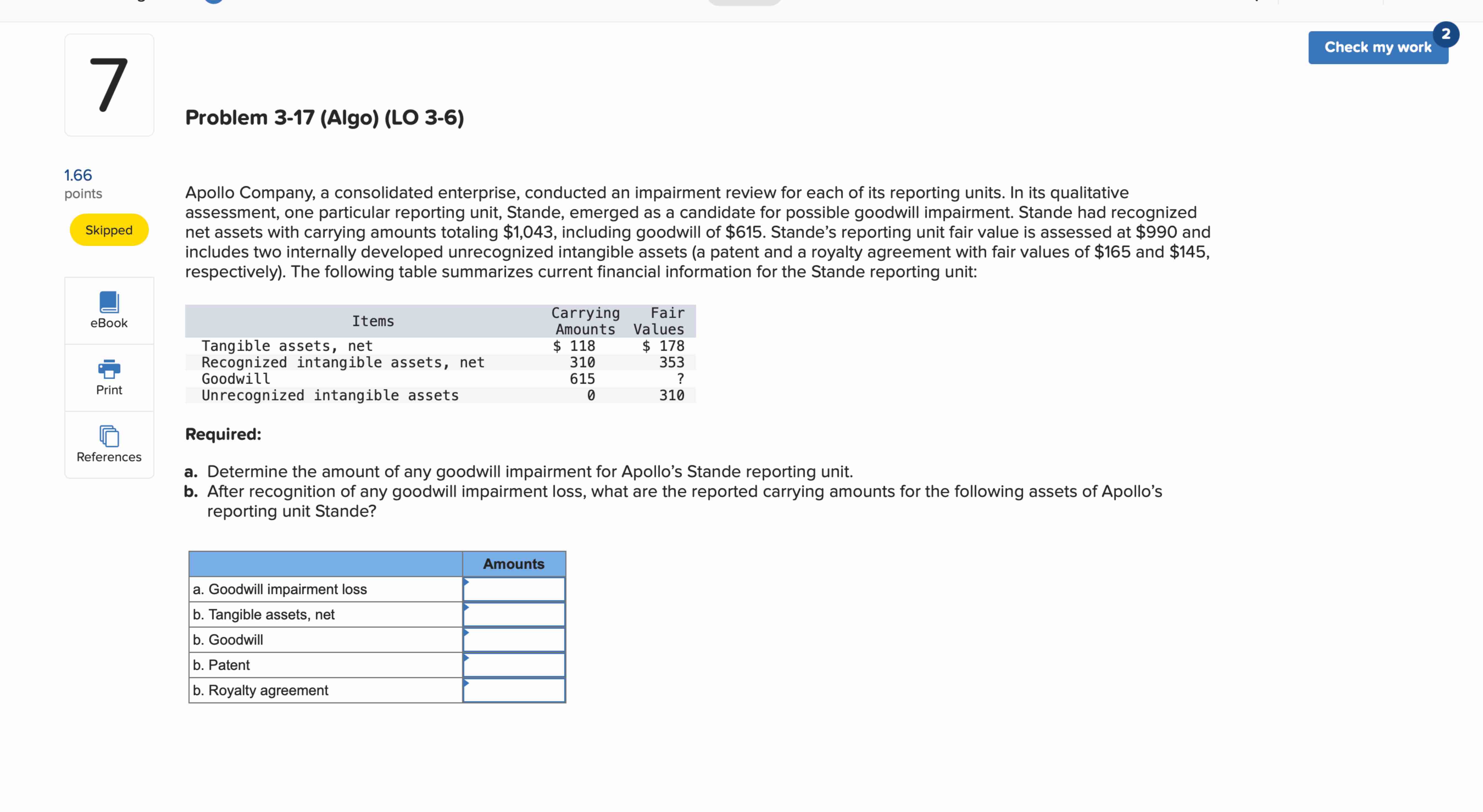 Solved Problem 3-17 (Algo) (LO 3-6)Apollo Company, a | Chegg.com