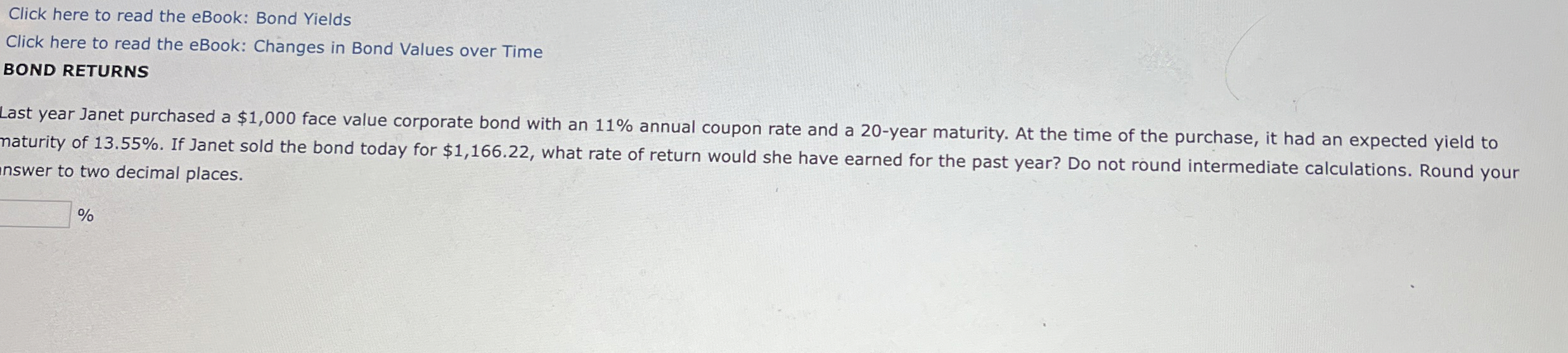 Solved Click here to read the eBook: Bond YieldsClick here | Chegg.com