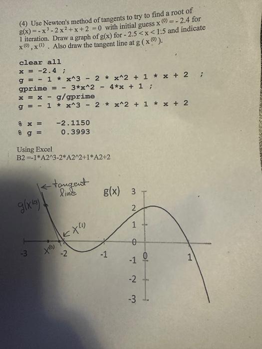 Solved 4 Write A Program To Iterate The Solution Of The 9046